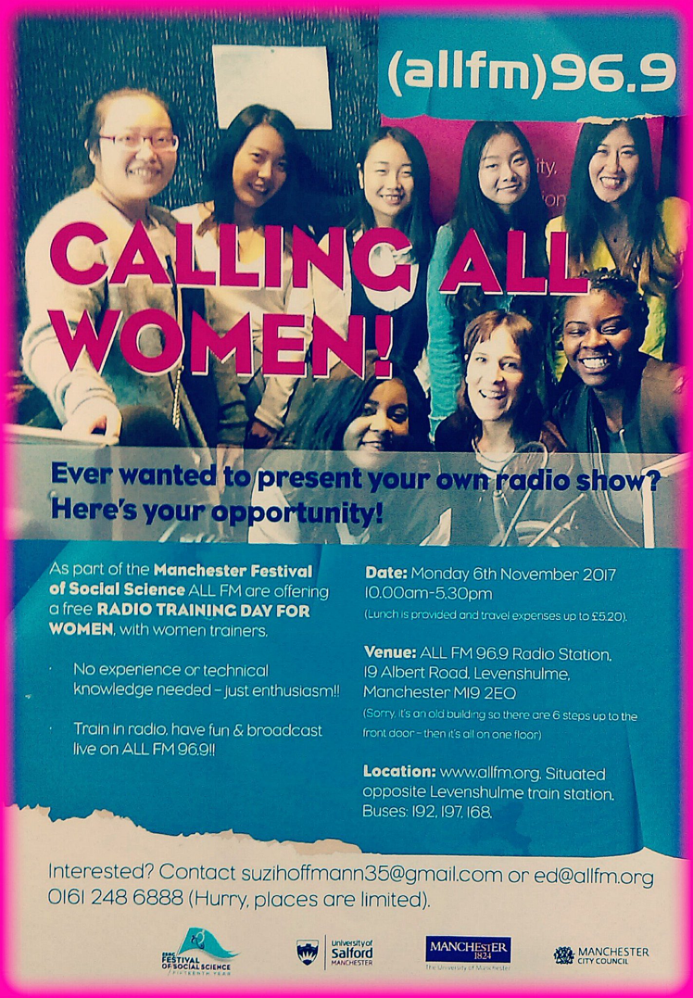 Calling All Women! – North Manchester FM 106.6
