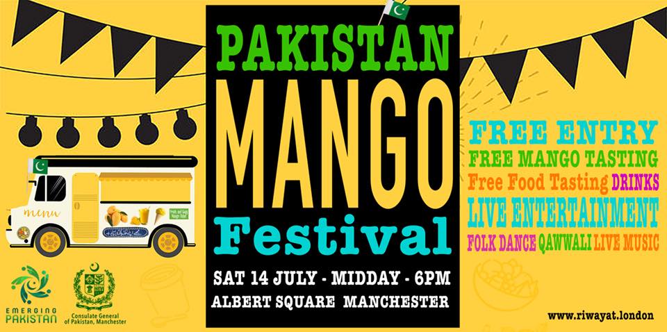 Pakistan Mango Festival on Saturday 14th July – North Manchester FM 106.6